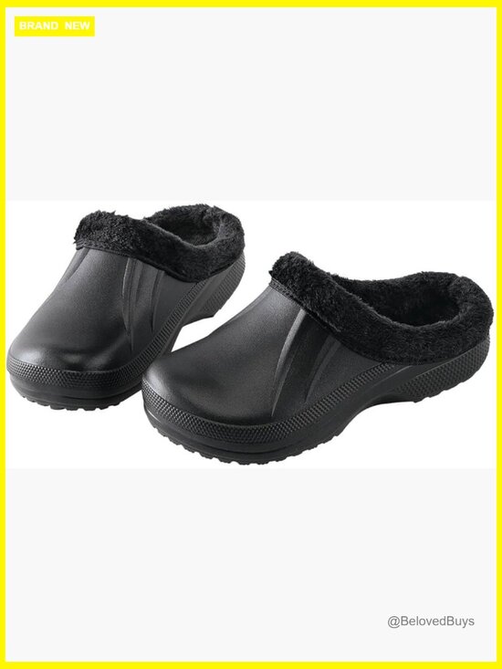 Shoes | Fleece Lined Clogs For Indoor And Outdoor Use With Heel Strap ...